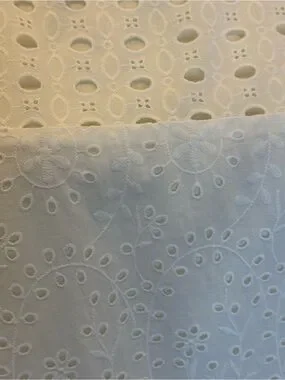 LOFT | Dresses | Loft White Eyelet Sleeveless Sundress Vacation Resort ...